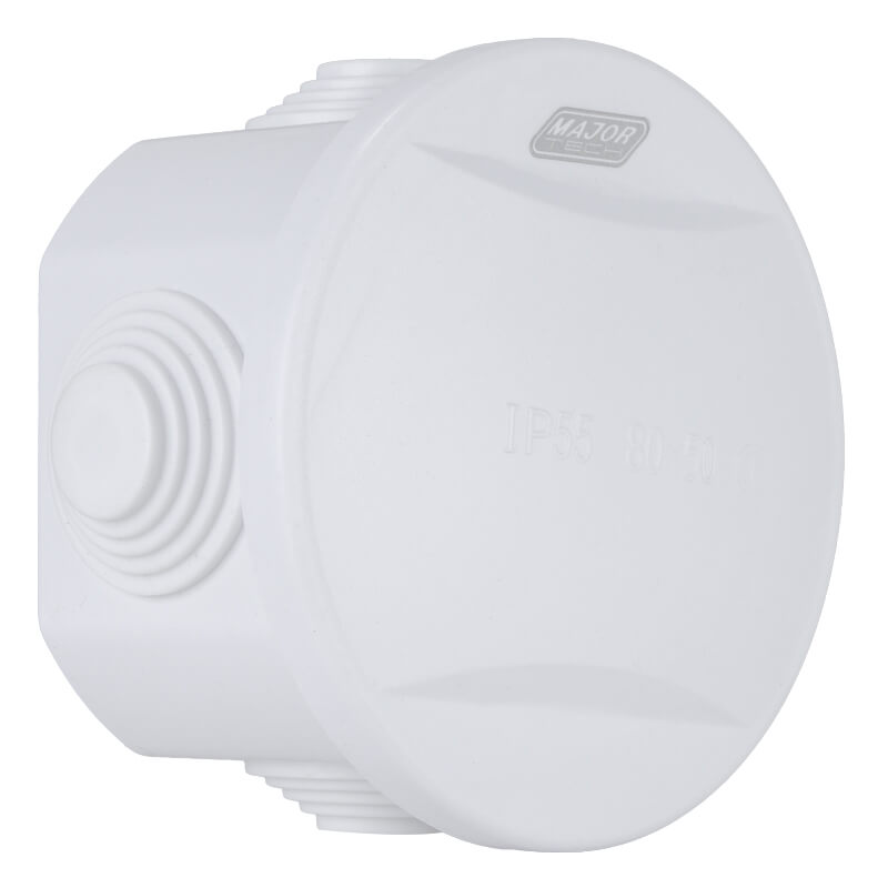 IP55 Junction Boxes with Knock Outs (80mm x 50mm) | MajorTech