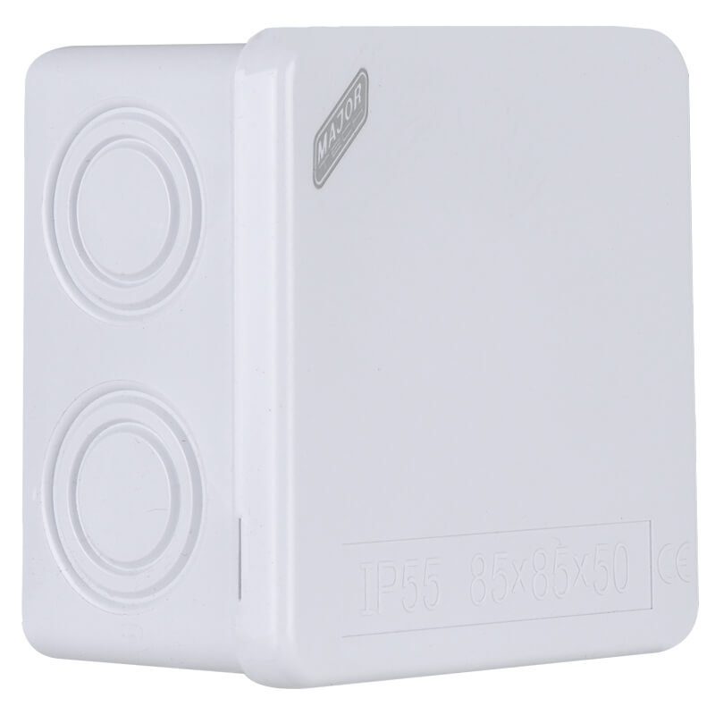 IP55 Junction Boxes with Rubber Gland (80mm x 50mm) | MajorTech