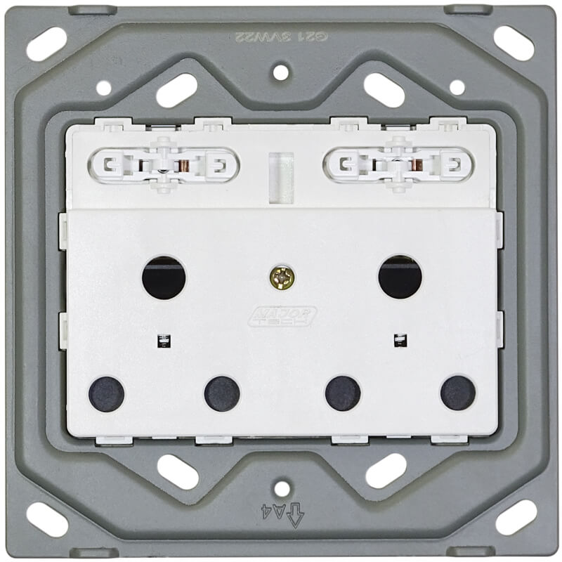 VETi 3 POLA - Double RSA Socket - Monoblock | MajorTech
