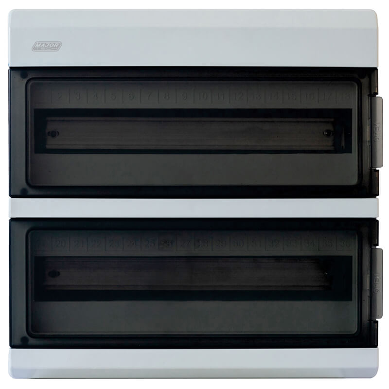 8 Pole Surface Mount IP66 Weatherproof Switchboard | MajorTech