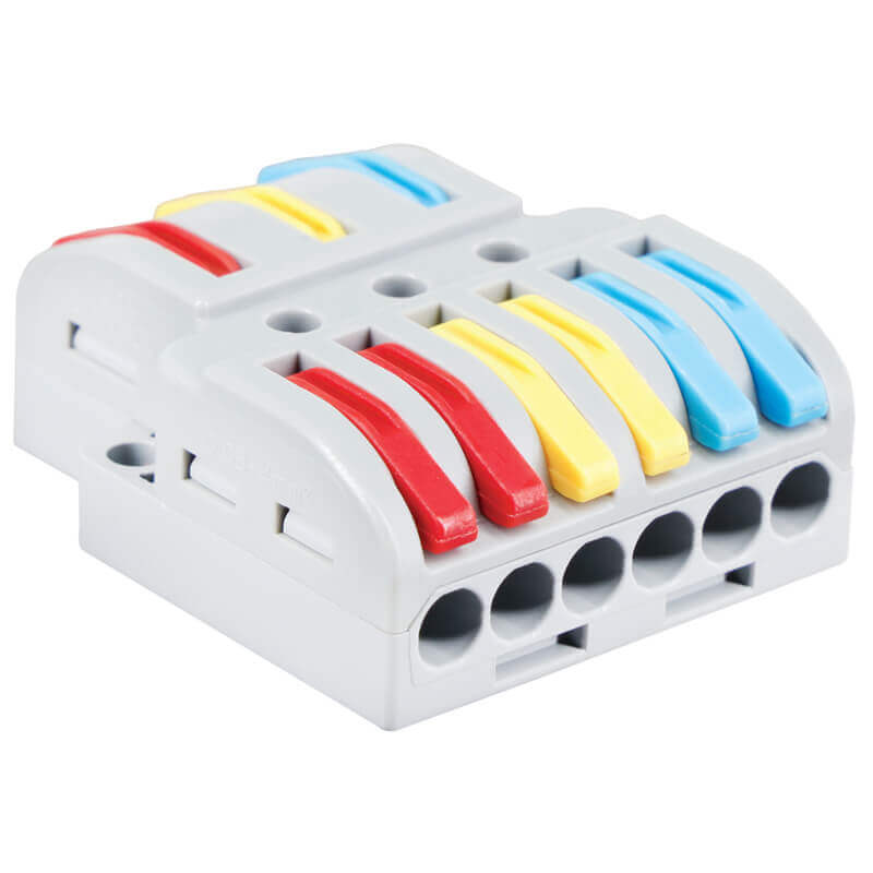 3-Pole Splitter Connector Blocks | MajorTech