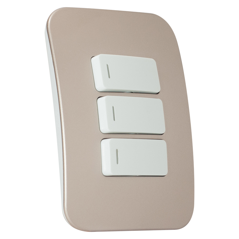 VETi 1 - Three Lever Light Switch - Complete | MajorTech